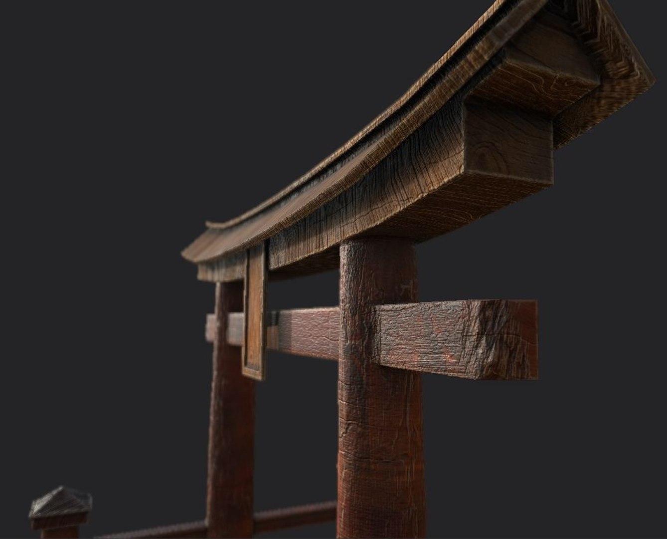 3D Japanese Torii Modeled - TurboSquid 1566630
