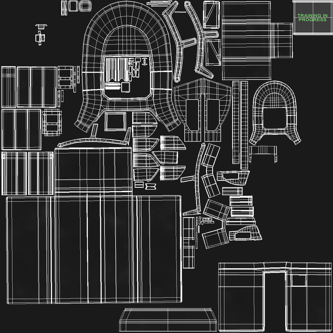 3D airplane simulator machine generic model - TurboSquid 1329304