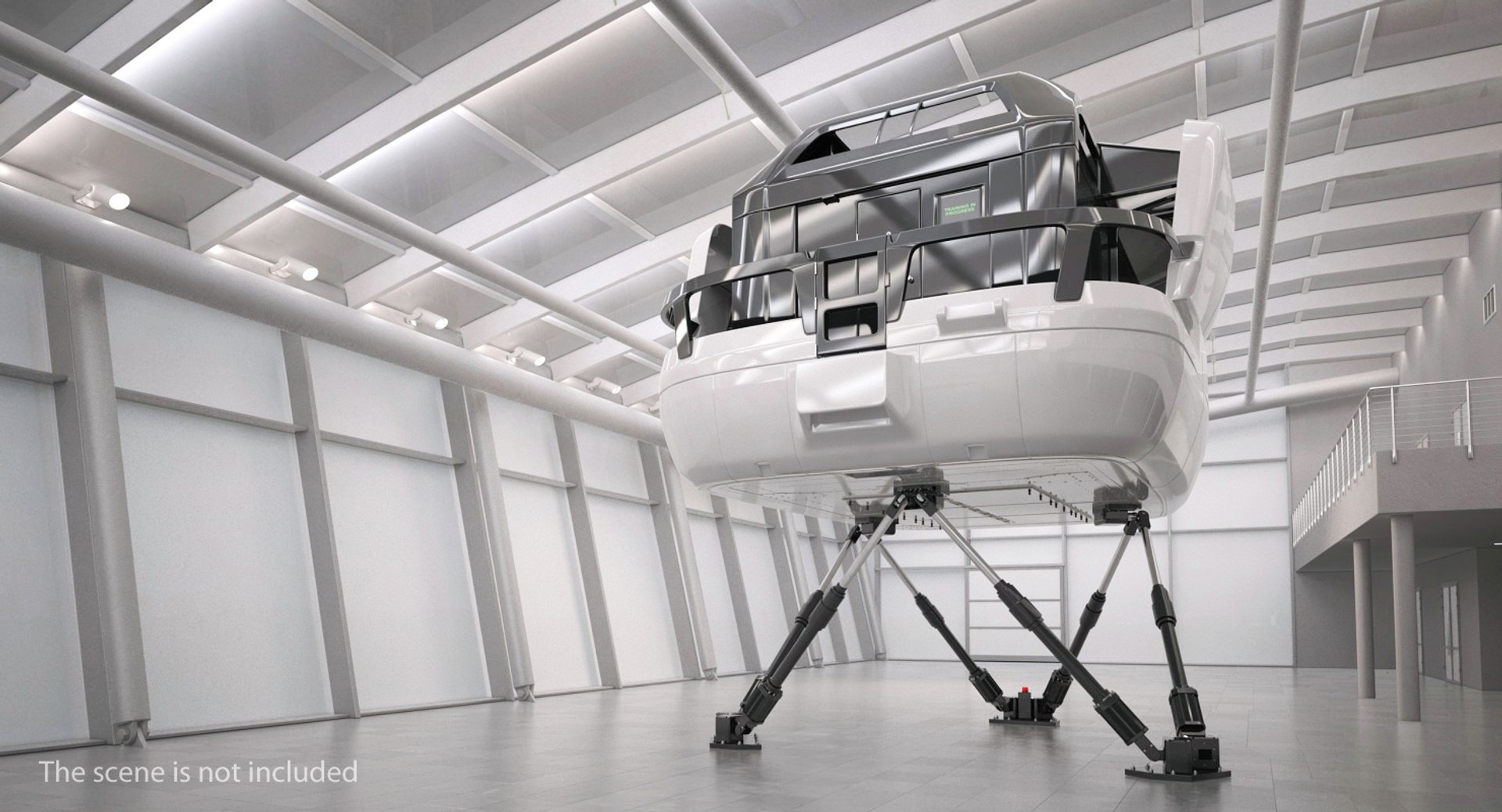 3D Airplane Simulator Machine Generic Model - TurboSquid 1329304