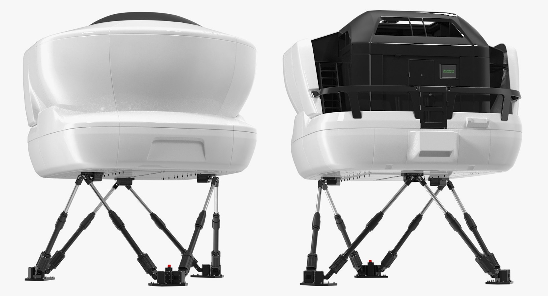 3D Airplane Simulator Machine Generic Model - TurboSquid 1329304