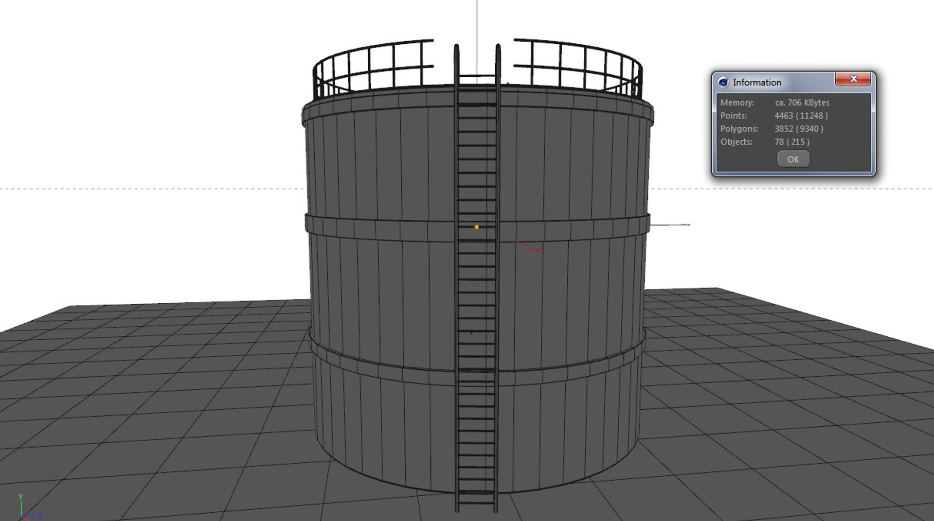 3d Oil Tank