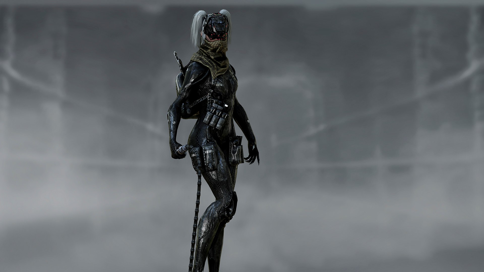 Sci Fi Cyberpunk Valkyrie 3D Model - TurboSquid 2400710