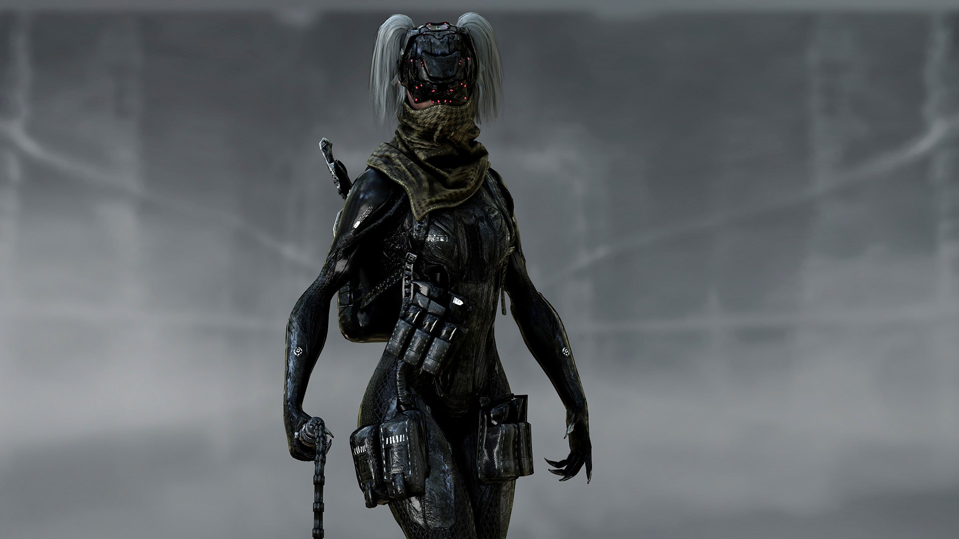 Sci Fi Cyberpunk Valkyrie 3D Model - TurboSquid 2400710