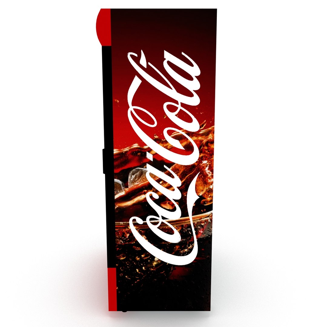 Coca-cola Fridge Sliding Doors 3D - TurboSquid 1212289