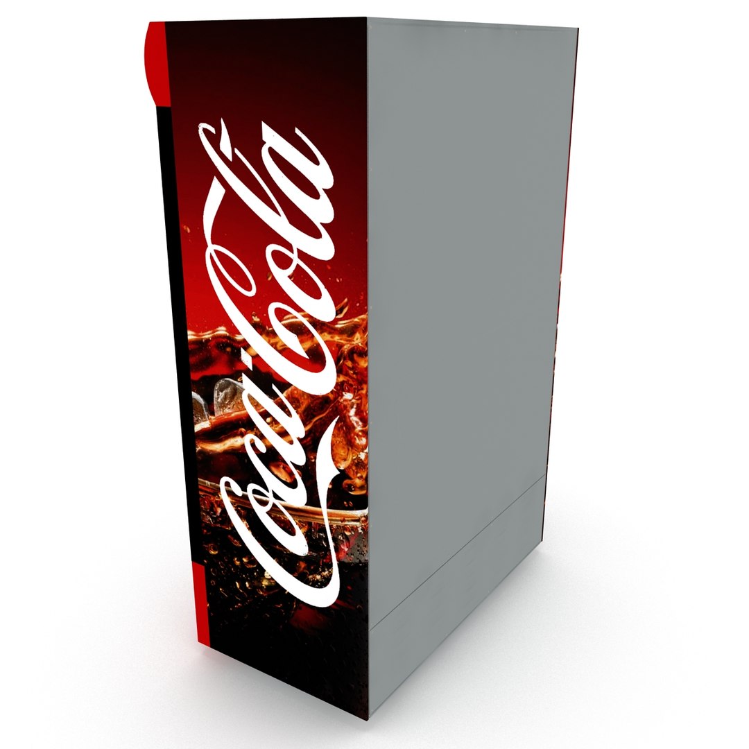 Coca-cola Fridge Sliding Doors 3D - TurboSquid 1212289