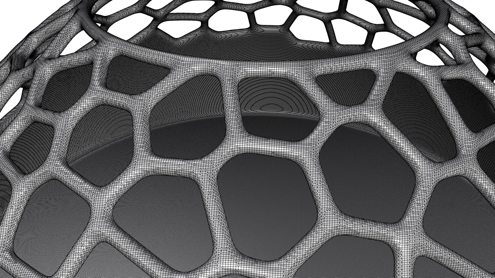 Sphere Round Cage Voronoi Vase 3D Model - TurboSquid 2155725