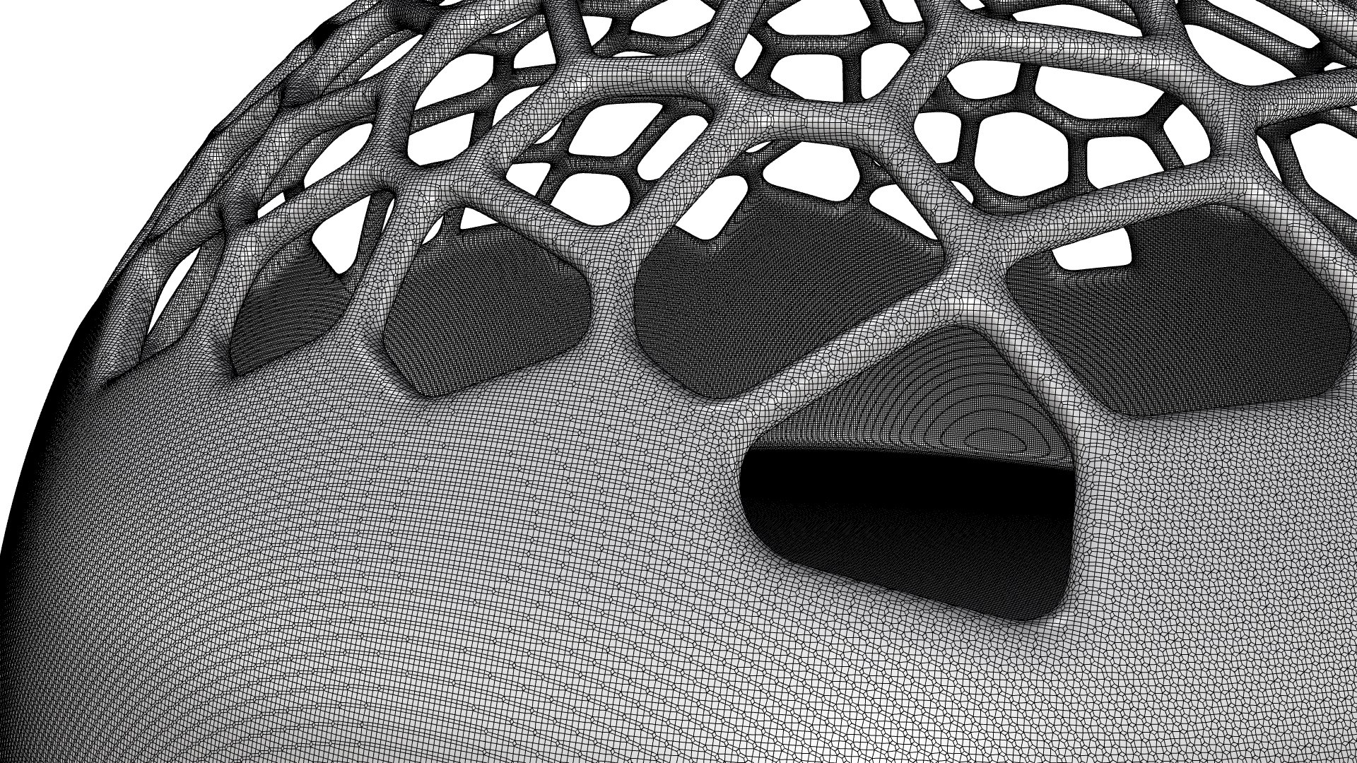 Sphere Round Cage Voronoi Vase 3D Model - TurboSquid 2155725