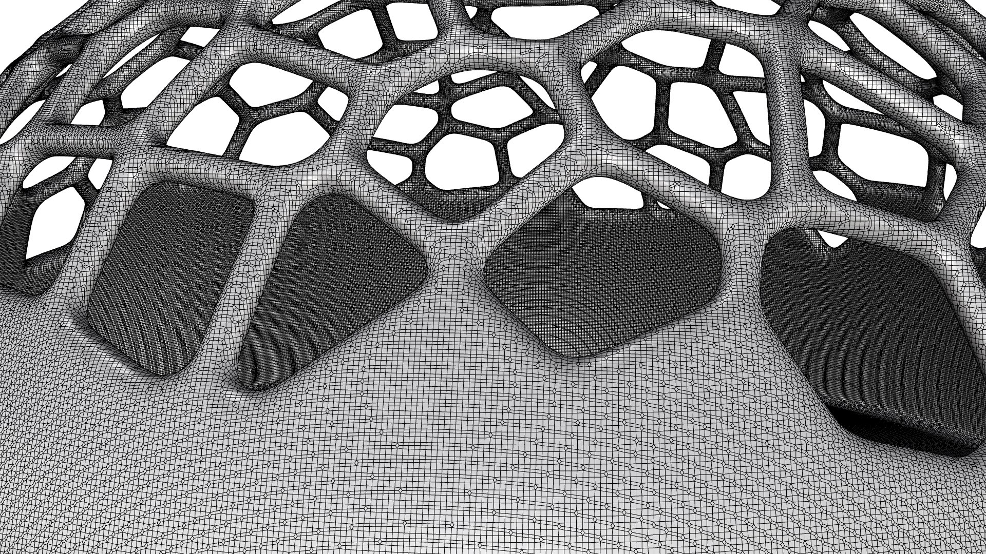 Sphere Round Cage Voronoi Vase 3D Model - TurboSquid 2155725