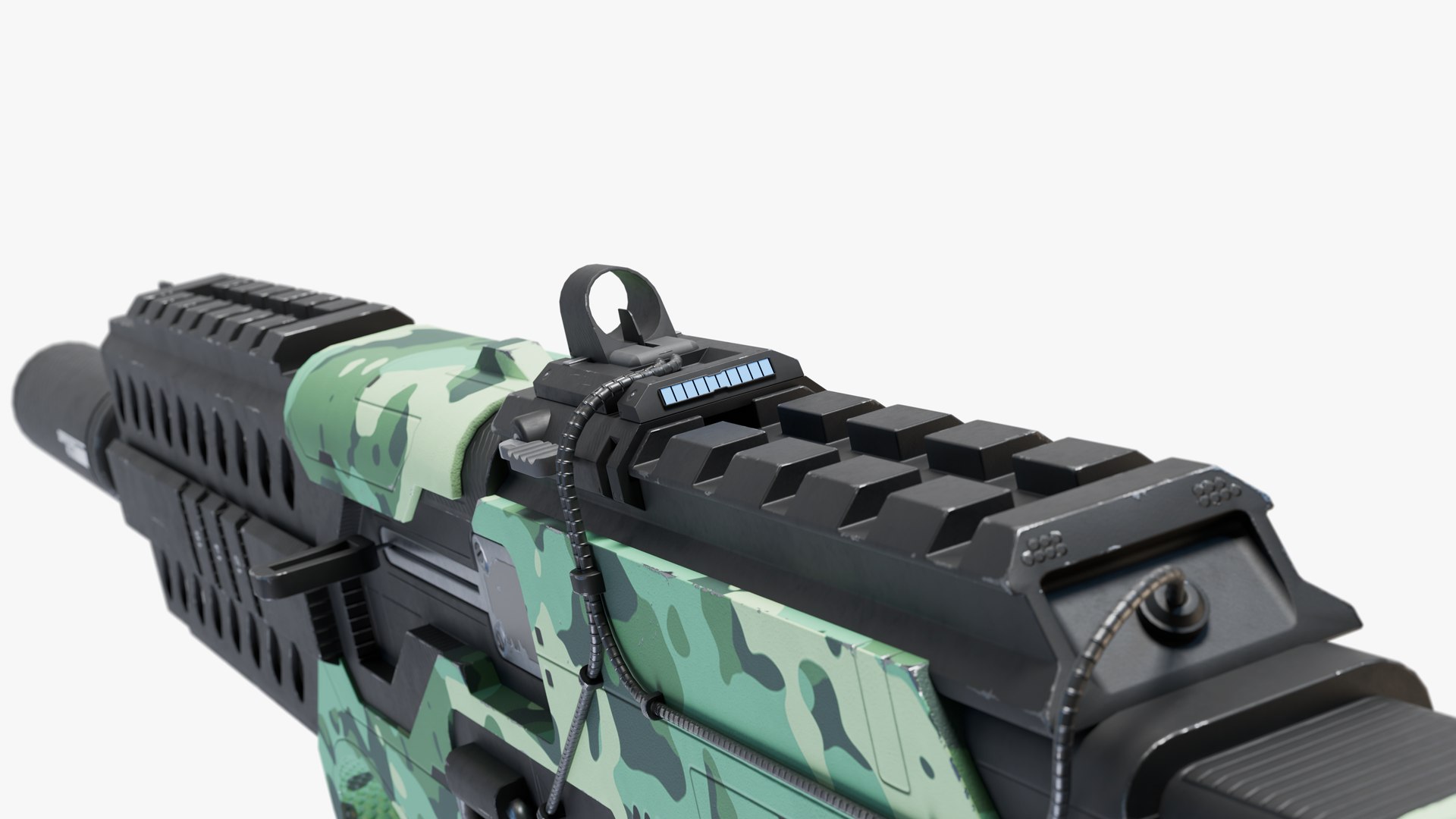 3D Futuristic Assault Rifle - TurboSquid 2390740