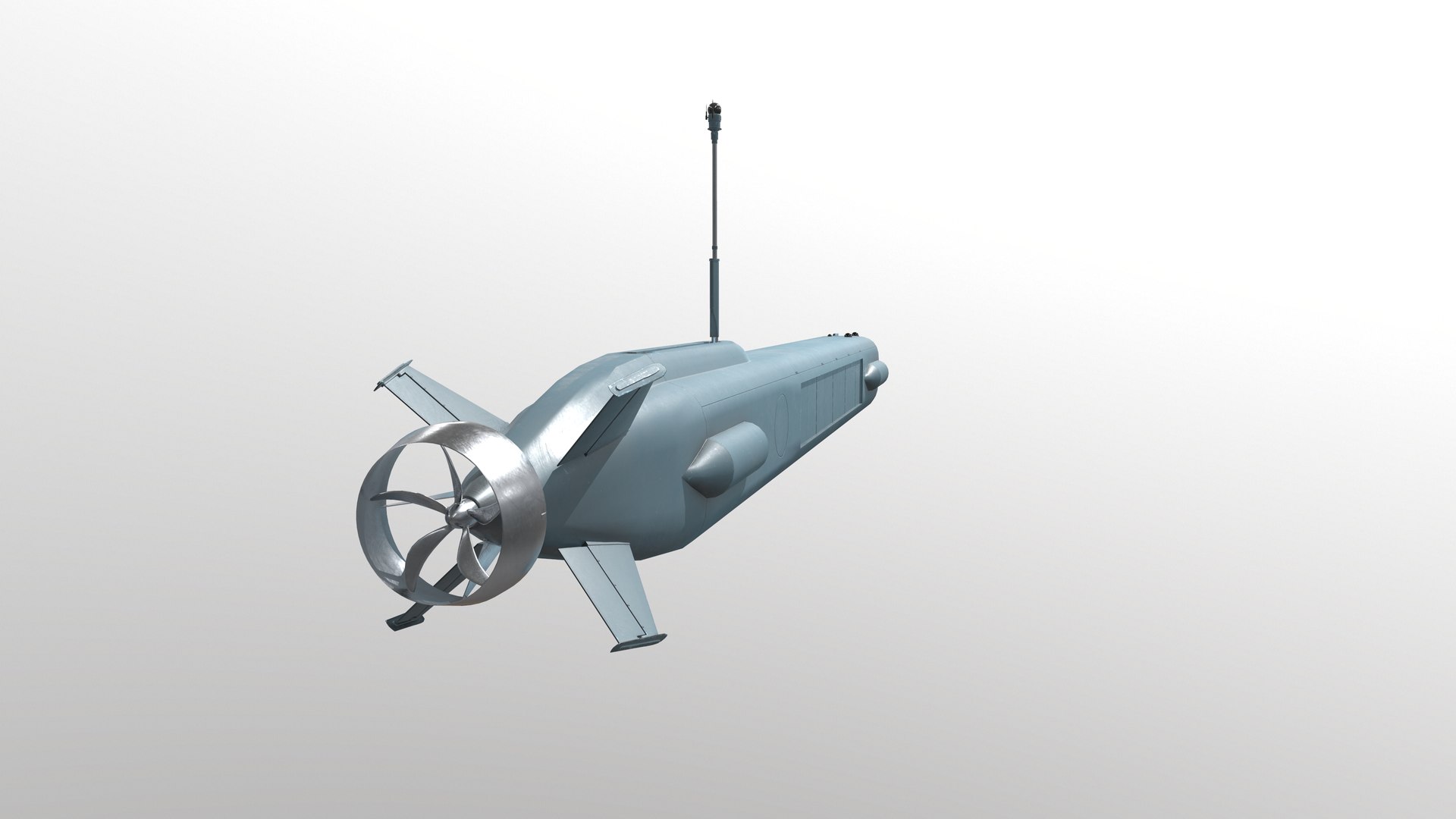 3D Orca Xluuvs Submersible Model - TurboSquid 1590267