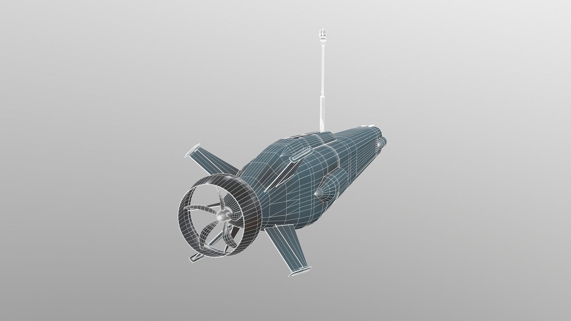 3D Orca Xluuvs Submersible Model - TurboSquid 1590267