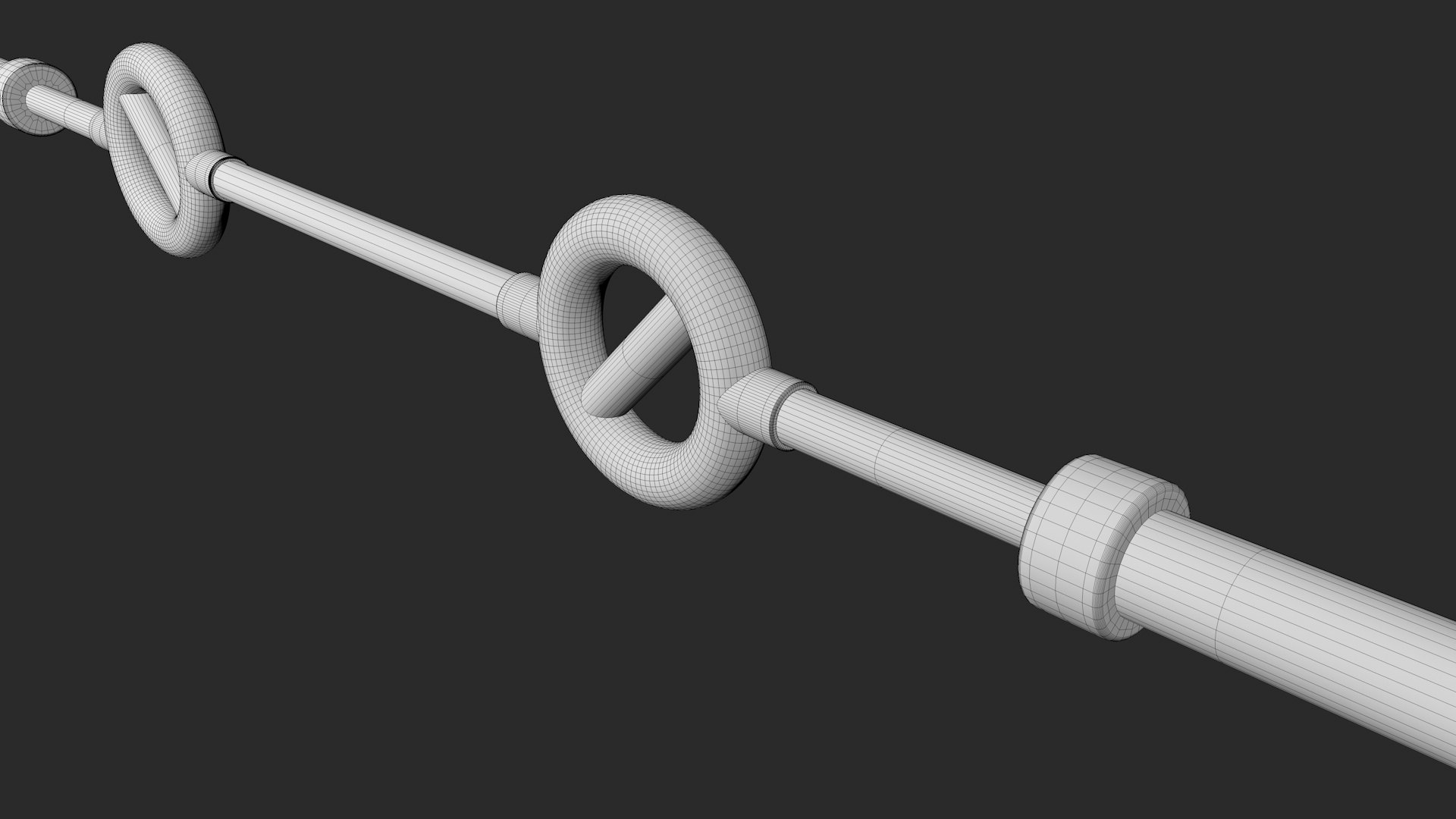 Barbell Model - TurboSquid 2019811