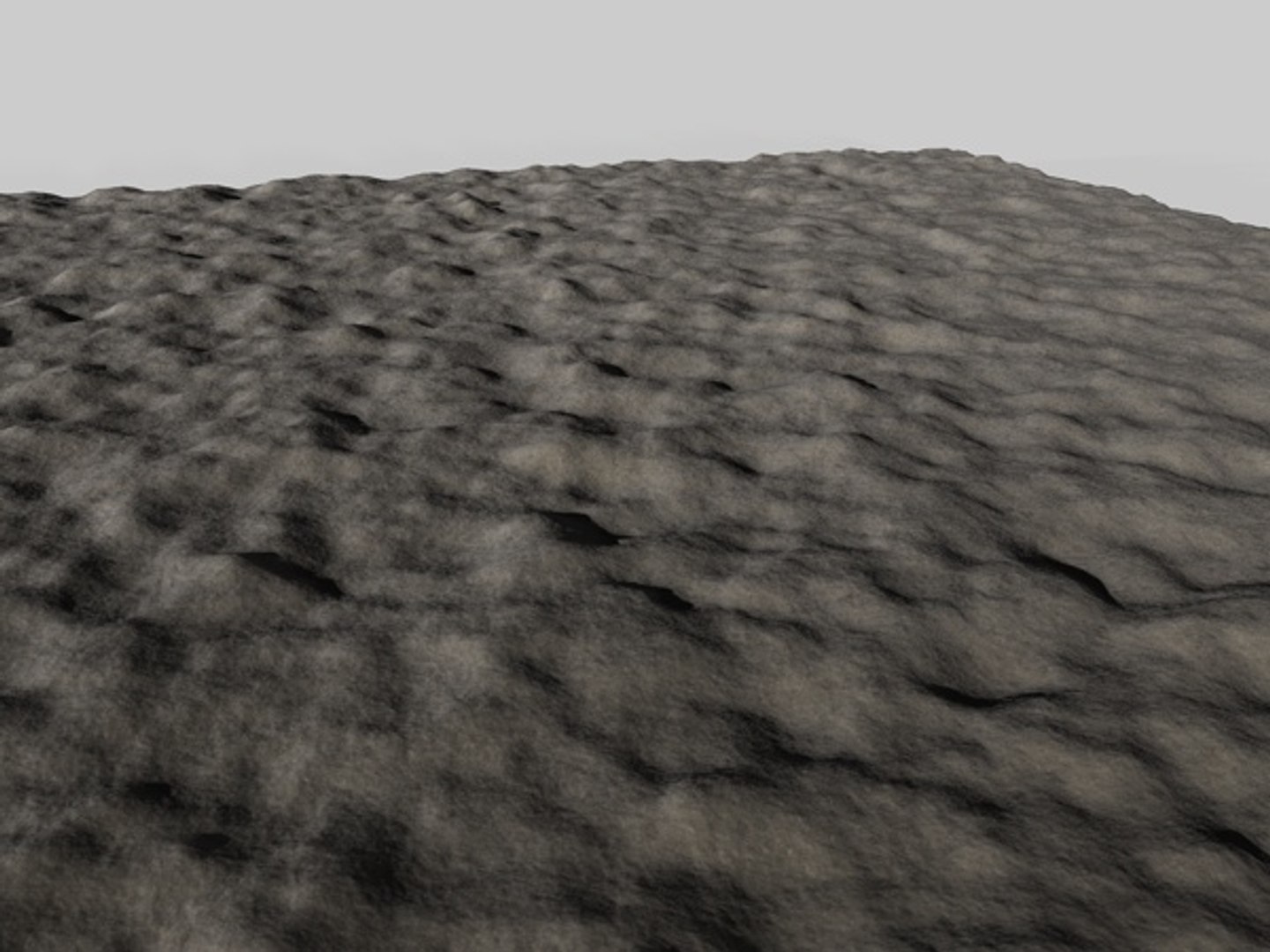 3d Hilly Landscape Model