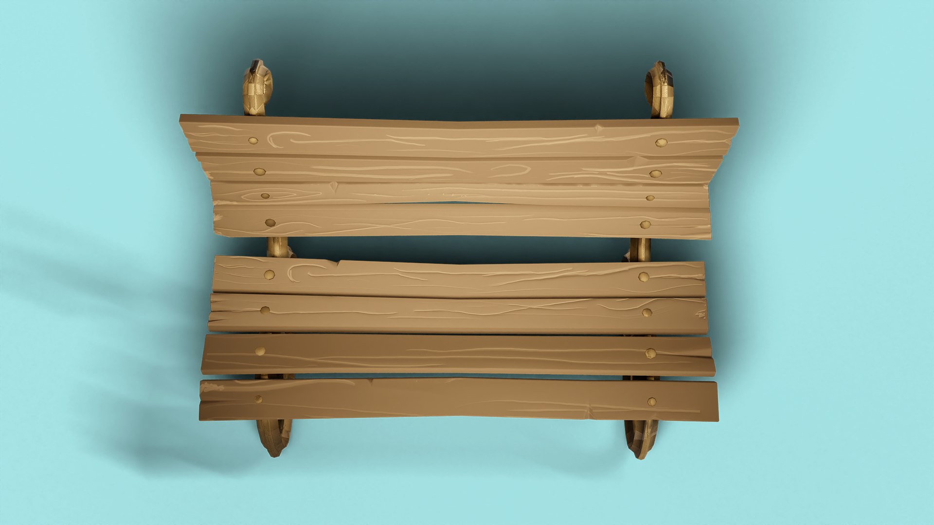 Stylized Bench 3D Model - TurboSquid 1908838