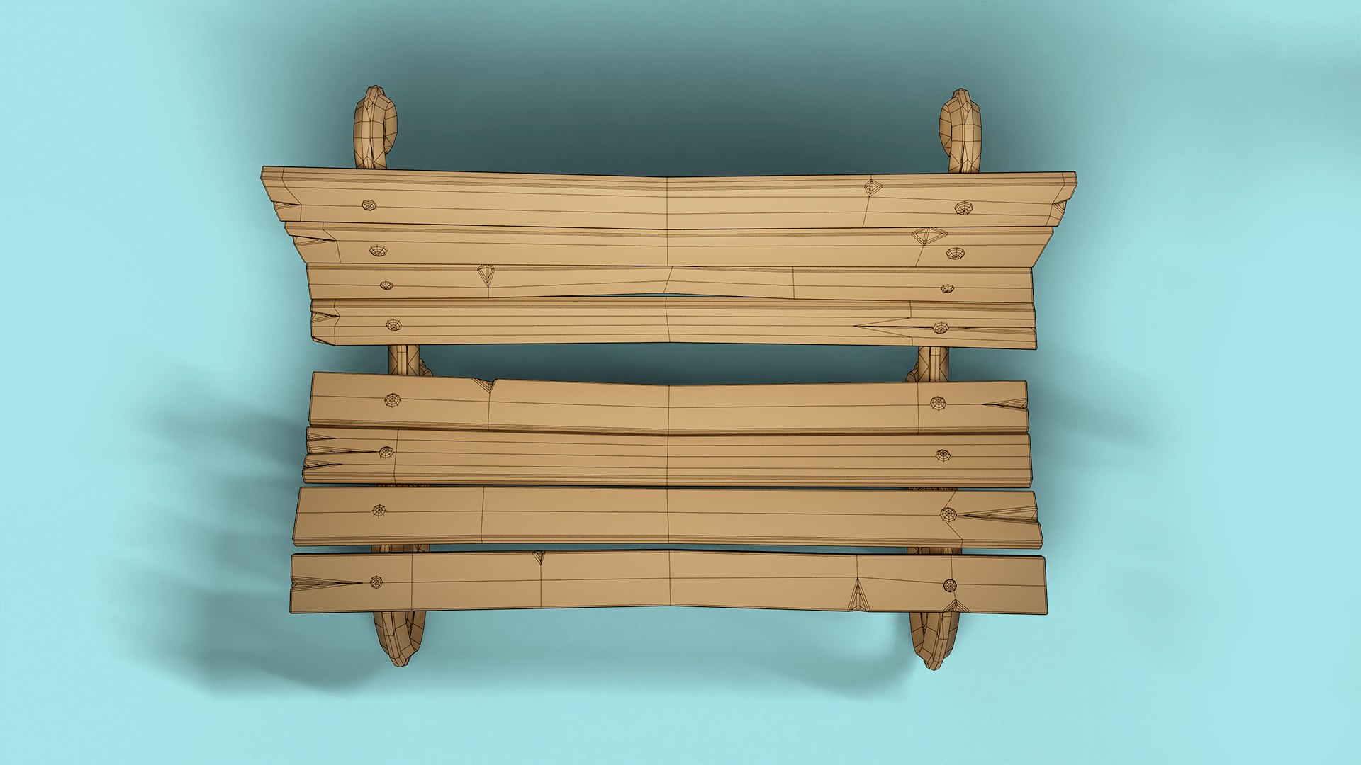 Stylized Bench 3D Model - TurboSquid 1908838