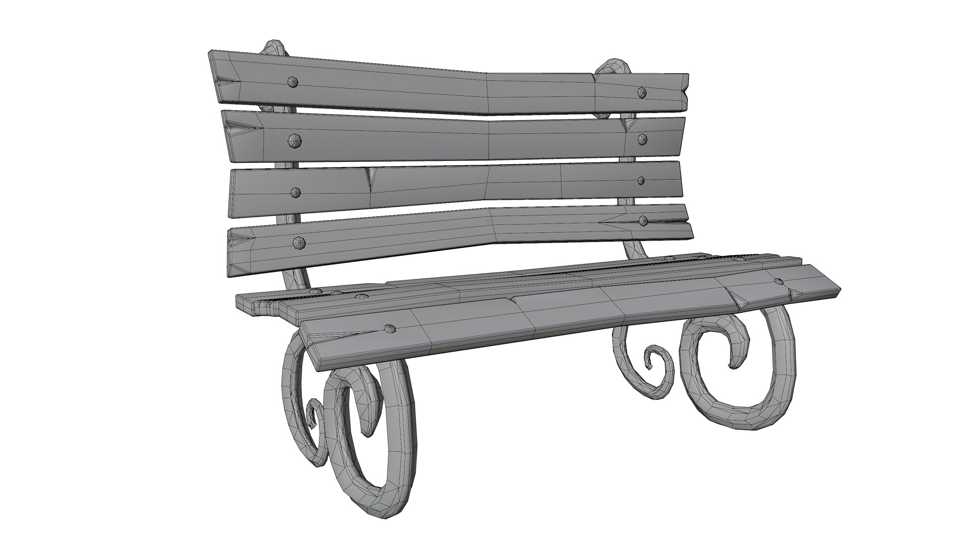 Stylized Bench 3D Model - TurboSquid 1908838