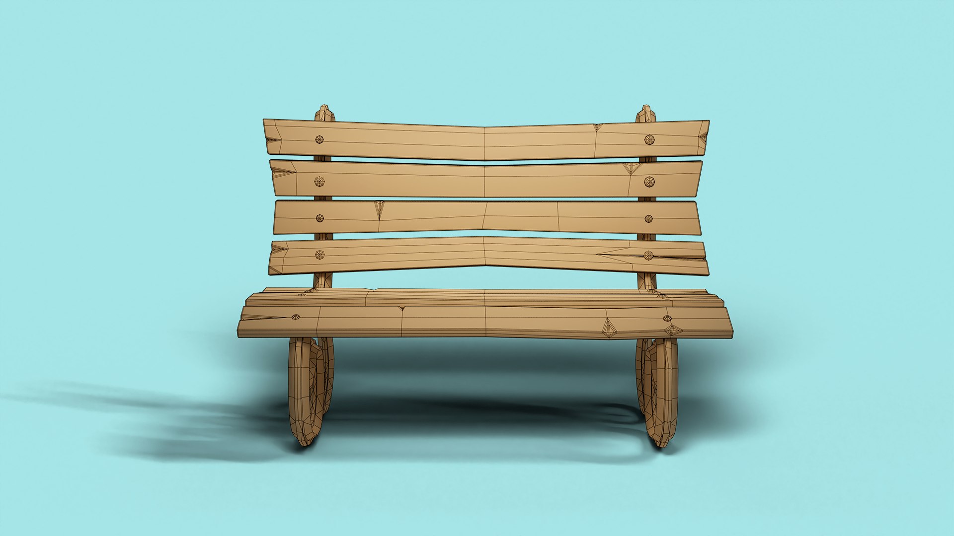 Stylized Bench 3D Model - TurboSquid 1908838
