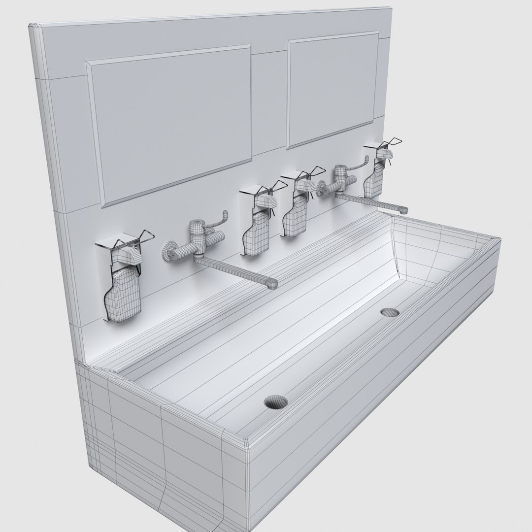 3D Medical Surgical Sink - TurboSquid 1636743