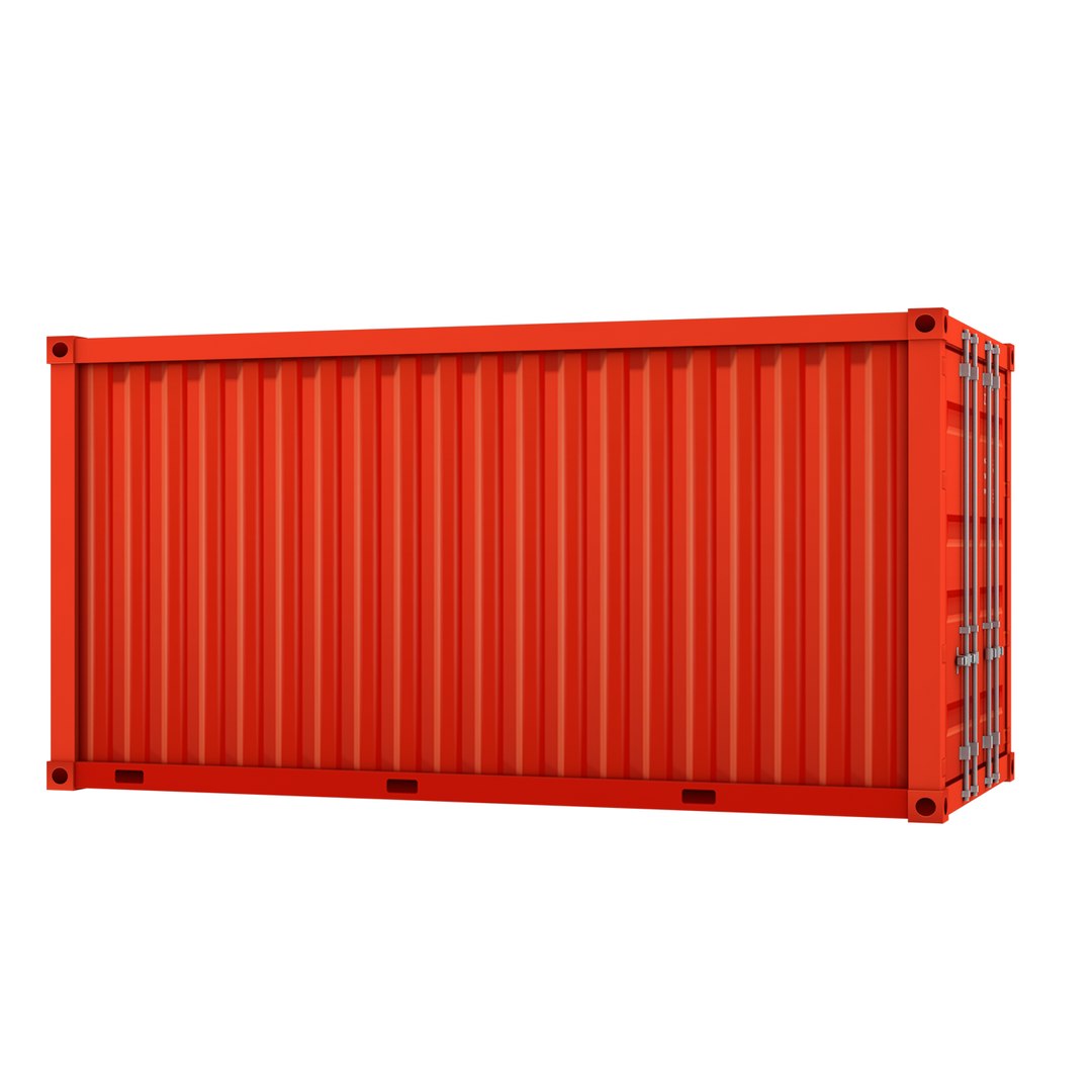 Modeled Cartoon Cargo Container 3D - TurboSquid 1474819