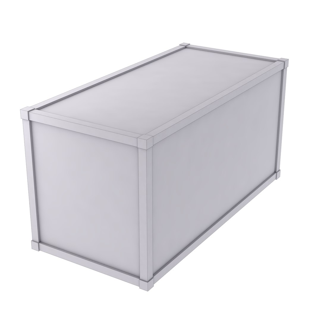 Modeled Cartoon Cargo Container 3D - TurboSquid 1474819