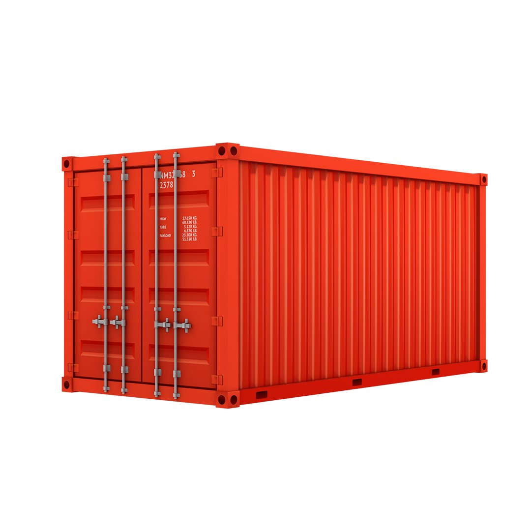 Modeled Cartoon Cargo Container 3D - TurboSquid 1474819