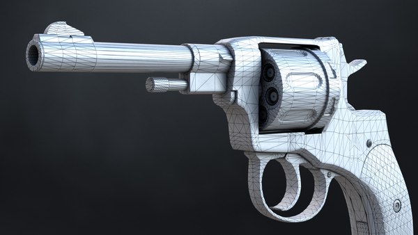 3D nagant m1895 revolver - TurboSquid 1340655
