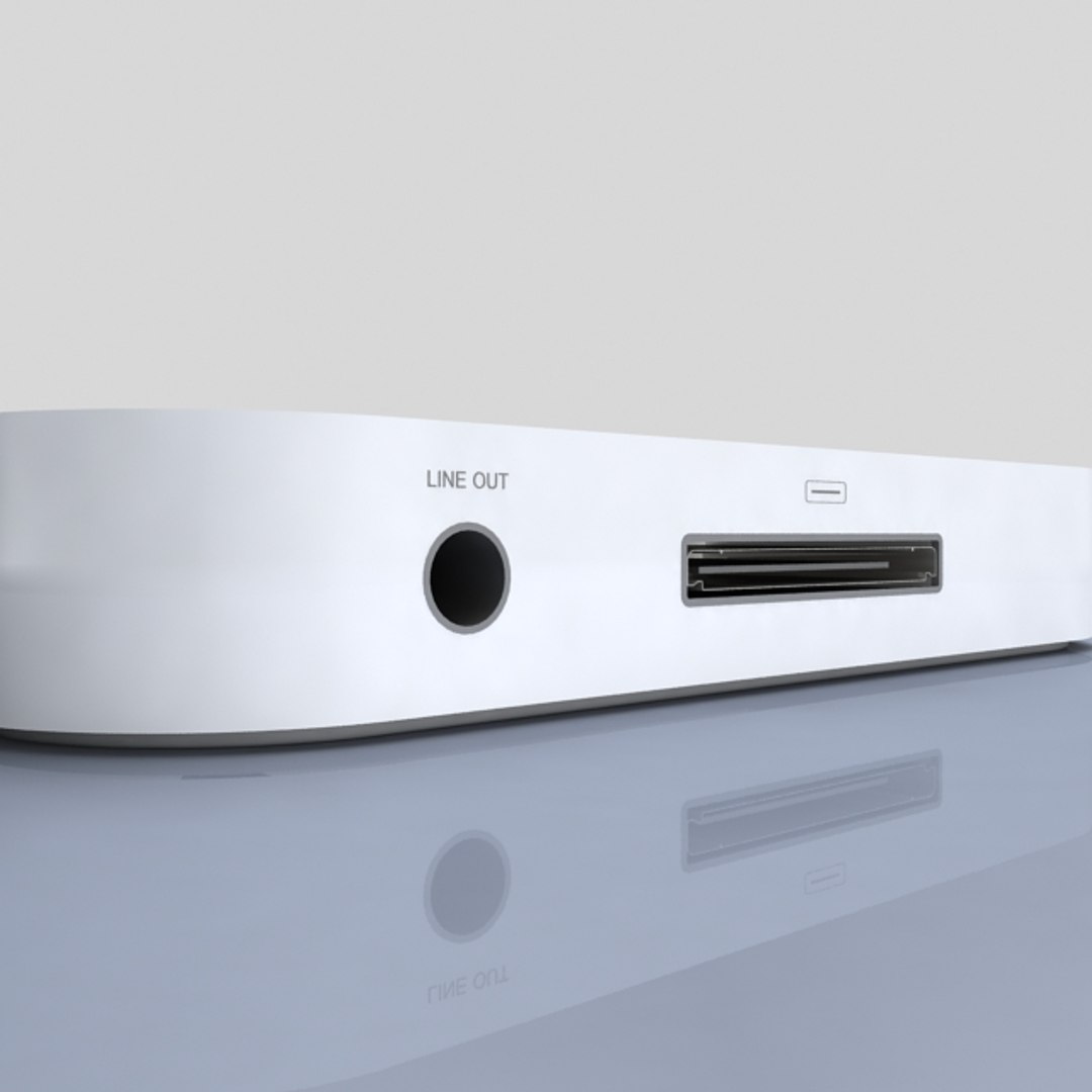 3d Apple Dock Adapter Model