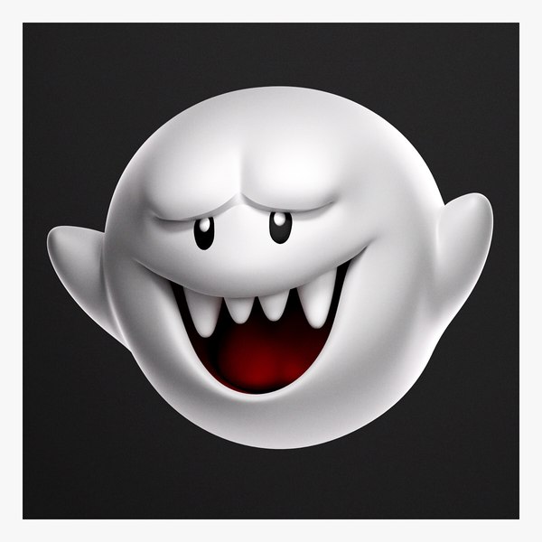 modelo 3d Fantasma de Super Mario Boo - TurboSquid 2133965