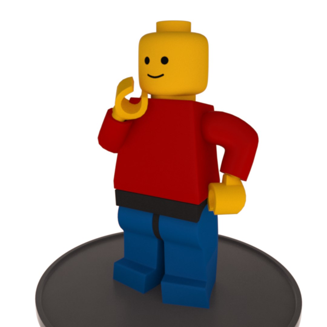 Lego Minifigure Rigged Max