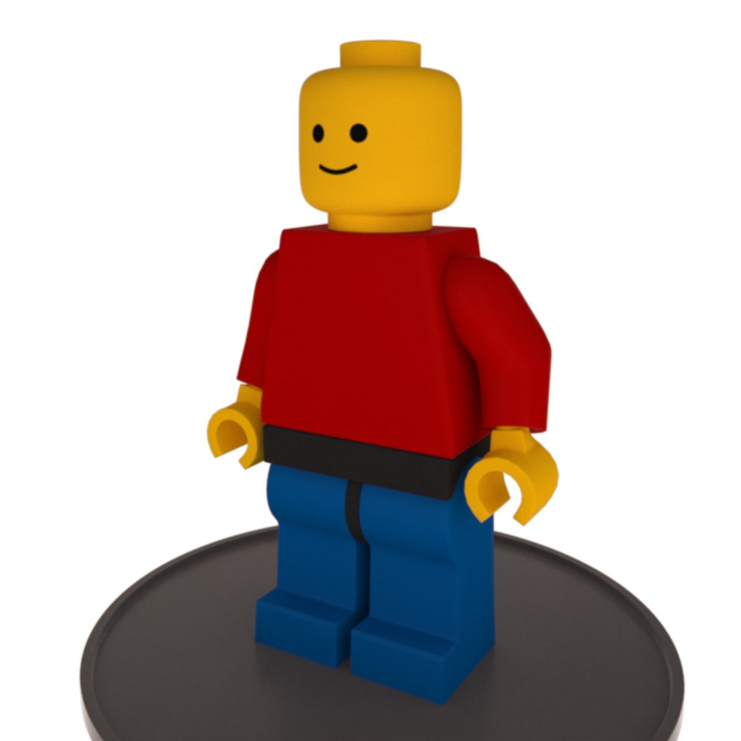 Lego Minifigure Rigged Max