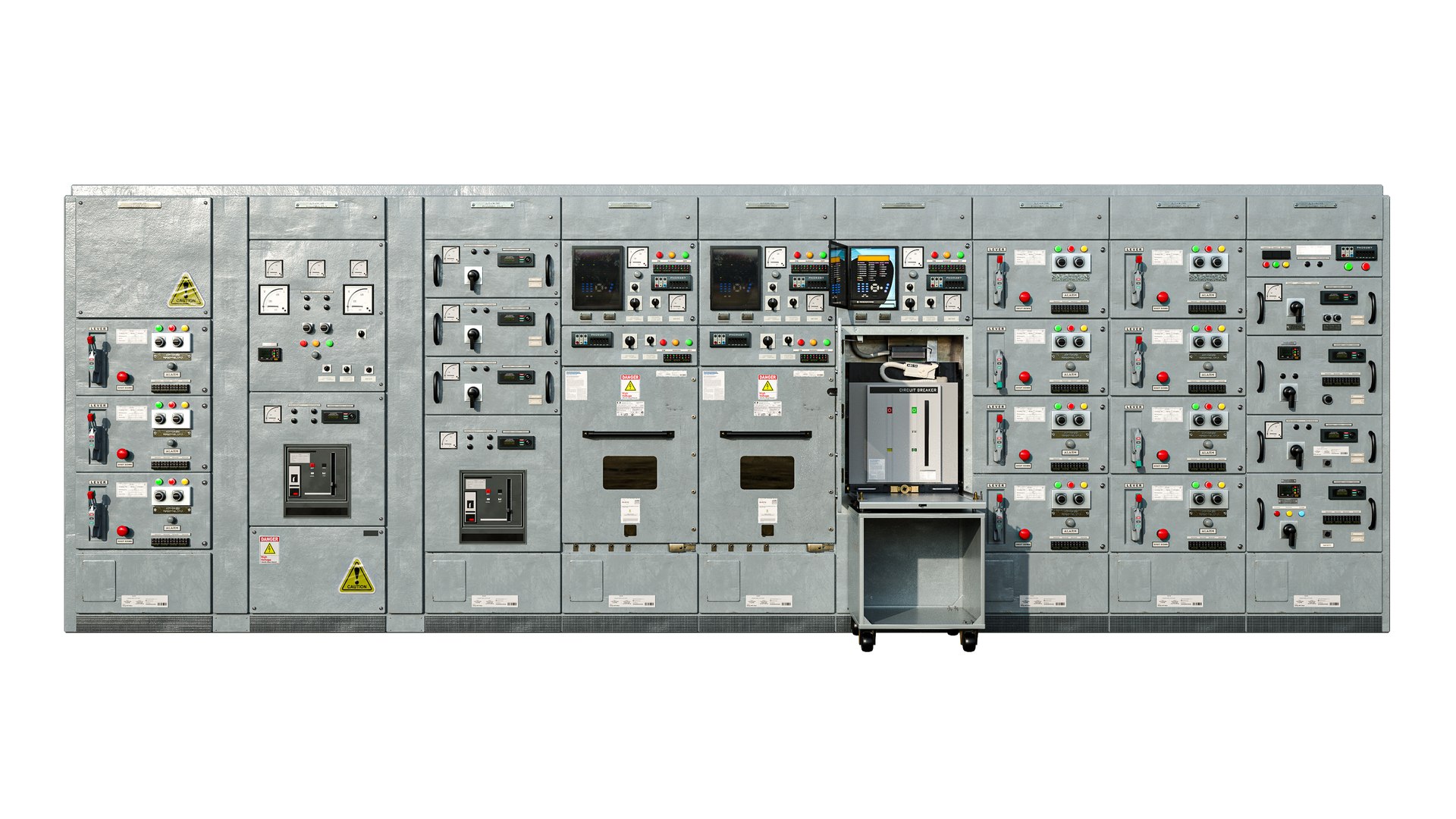 Circuit Breaker 3D - TurboSquid 2392773