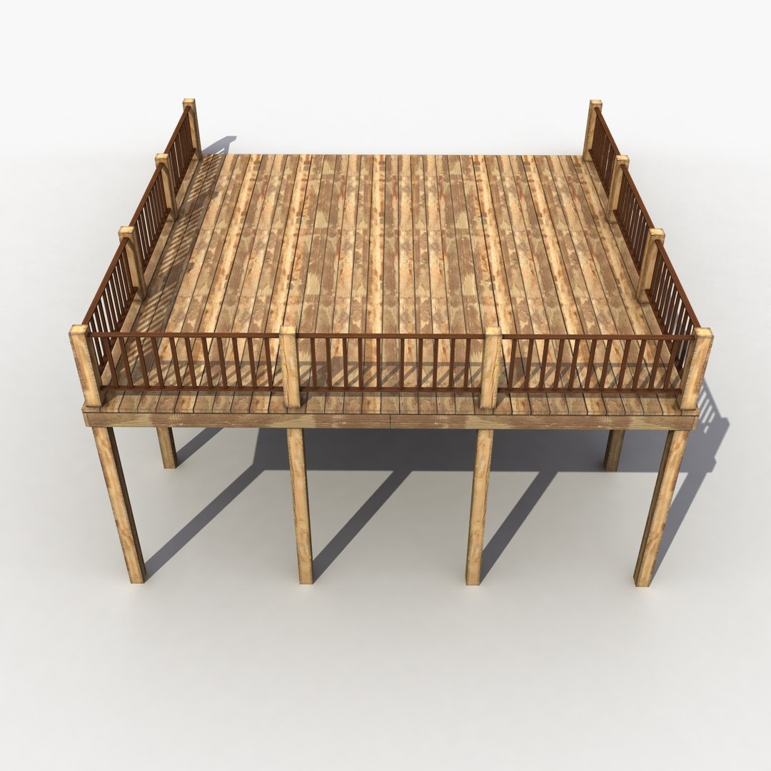 Terrace Modeled 3d Model