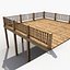 Terrace Modeled 3d Model