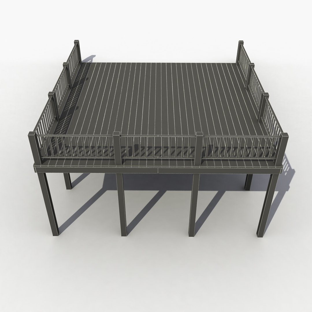 Terrace Modeled 3d Model