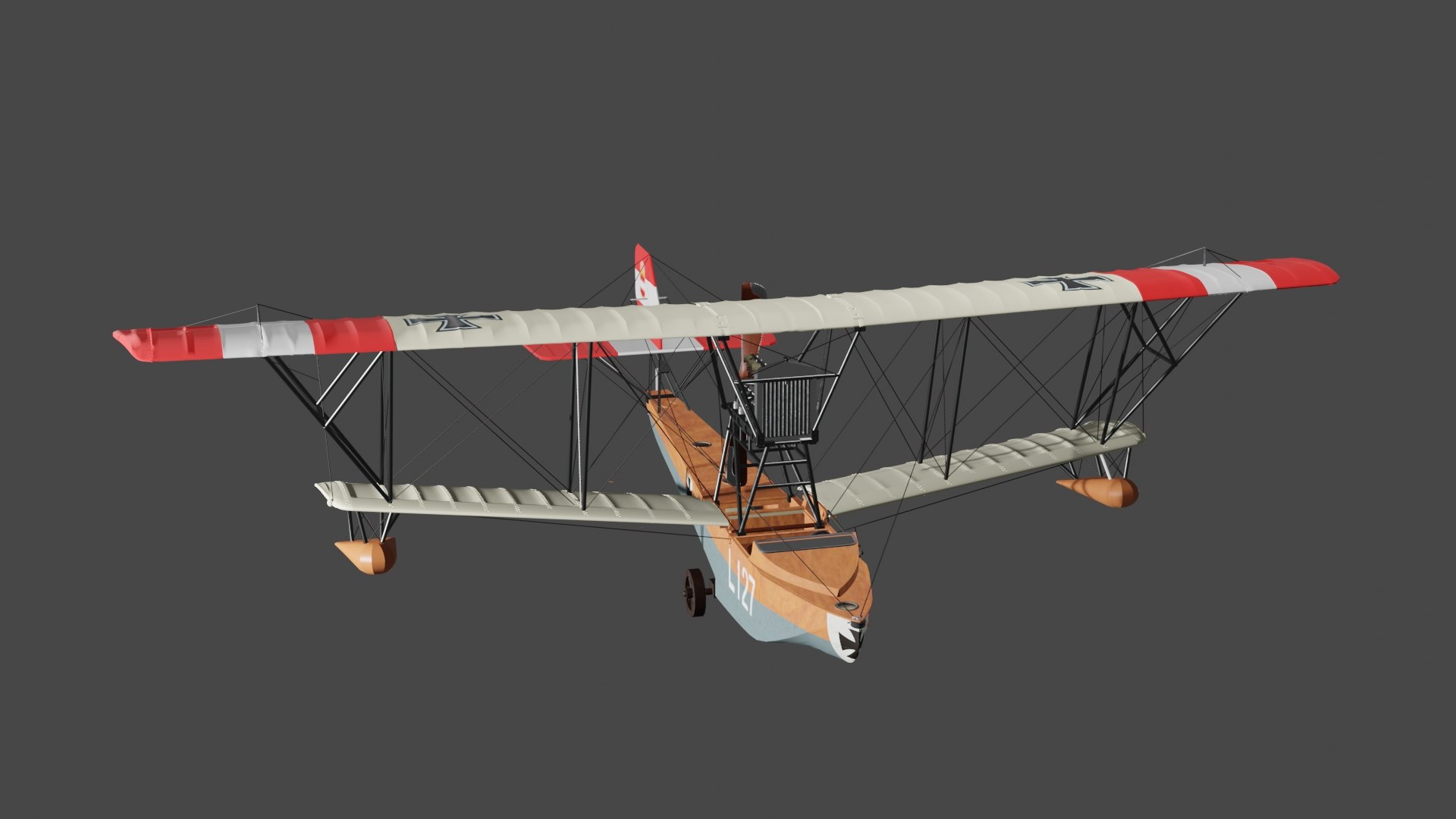 Lohner WW1 Seaplane 3D Model - TurboSquid 2072791