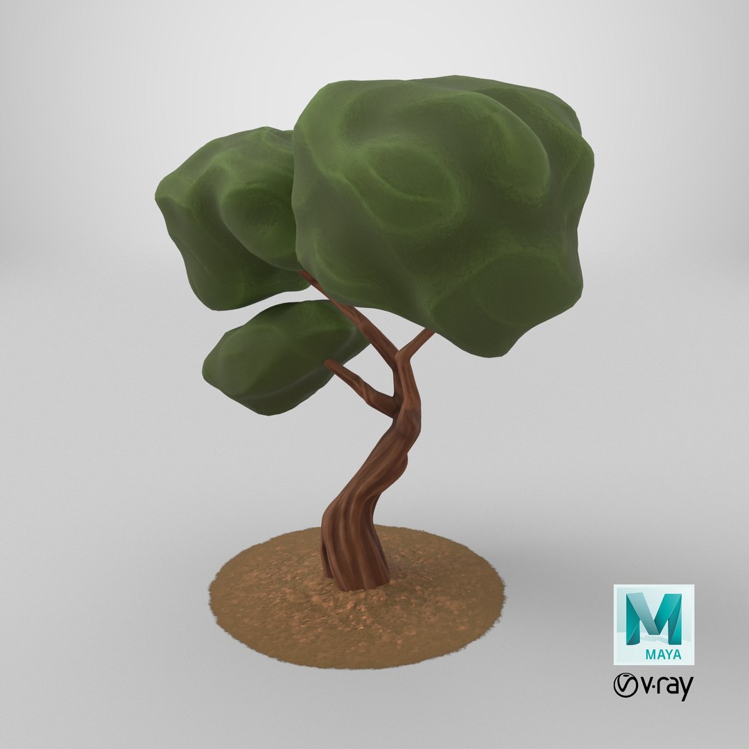 Stylized Tree V1 3D - TurboSquid 2037361