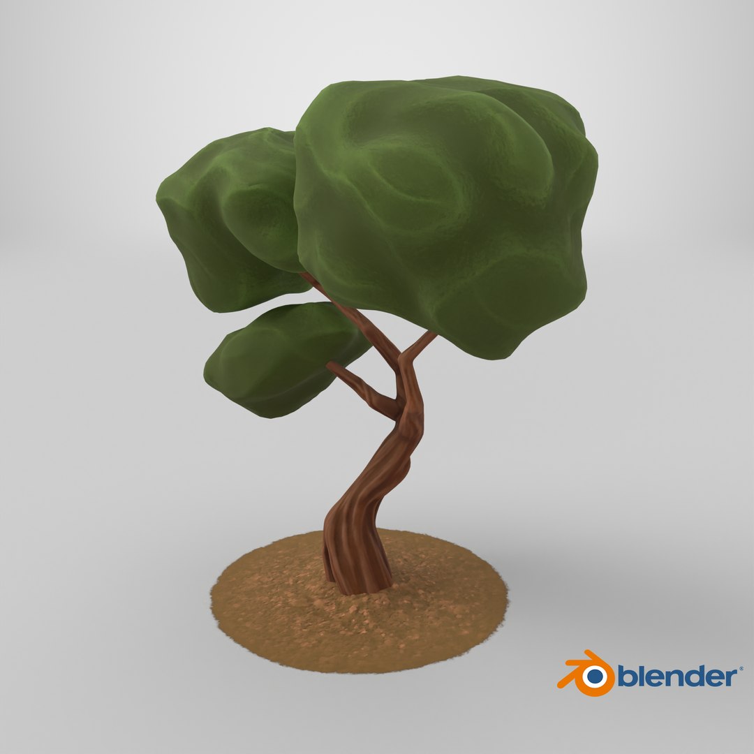 Stylized Tree V1 3D - TurboSquid 2037361