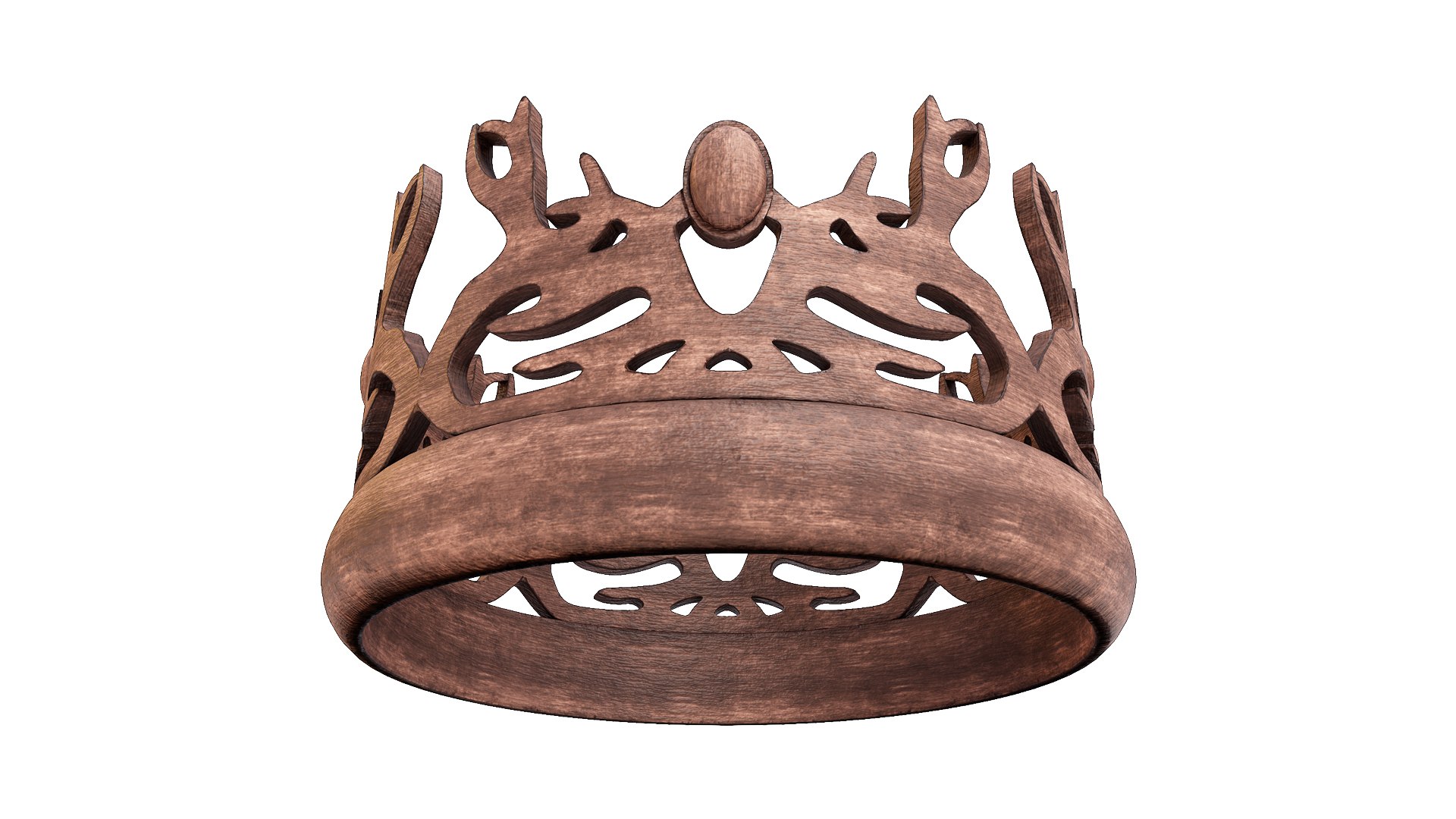 Emperor Wooden Rusty Crown 3d Model 3D Model - TurboSquid 1953837