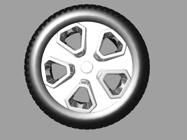 Car wheel model - TurboSquid 1186014