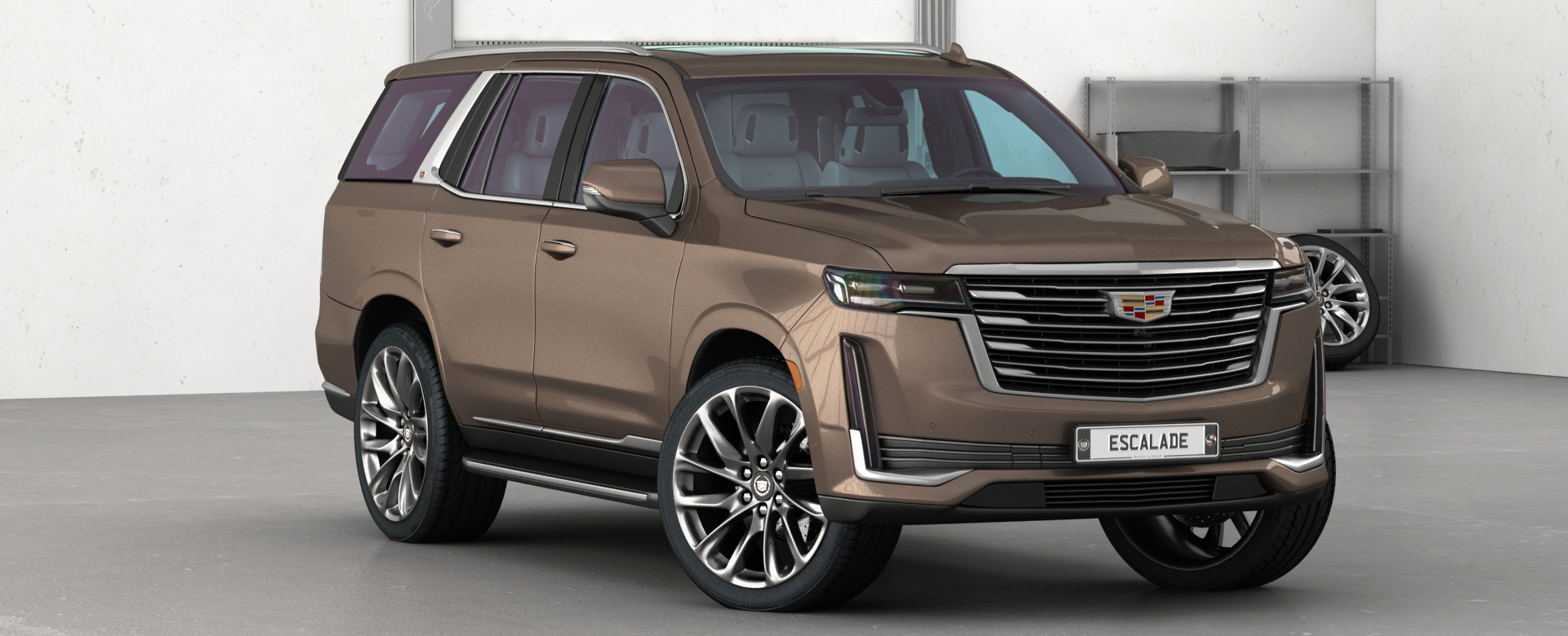 Realistic Cadillac Escalade 2021 3D Model - TurboSquid 1580333
