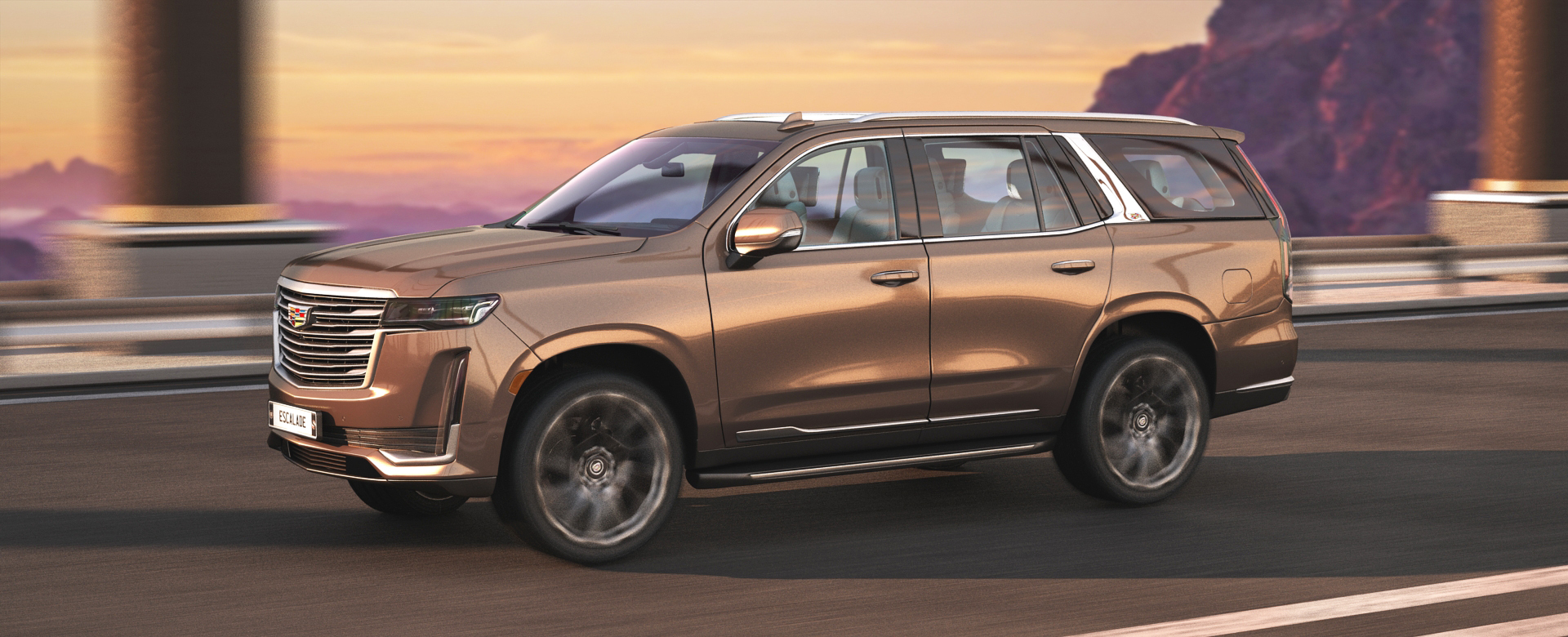 Realistic Cadillac Escalade 2021 3D Model - TurboSquid 1580333