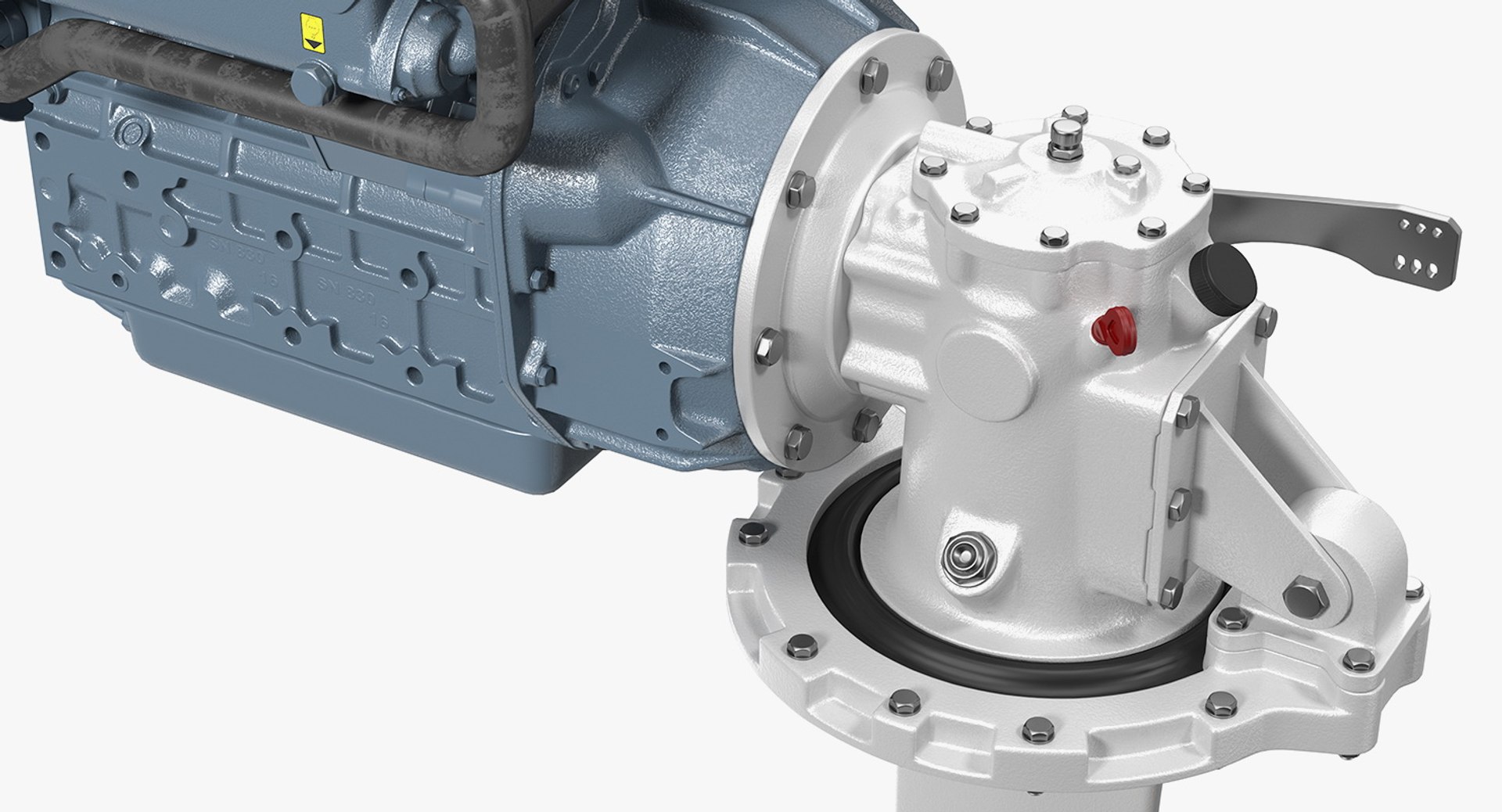 3D marine diesel saildrive engine - TurboSquid 1400903