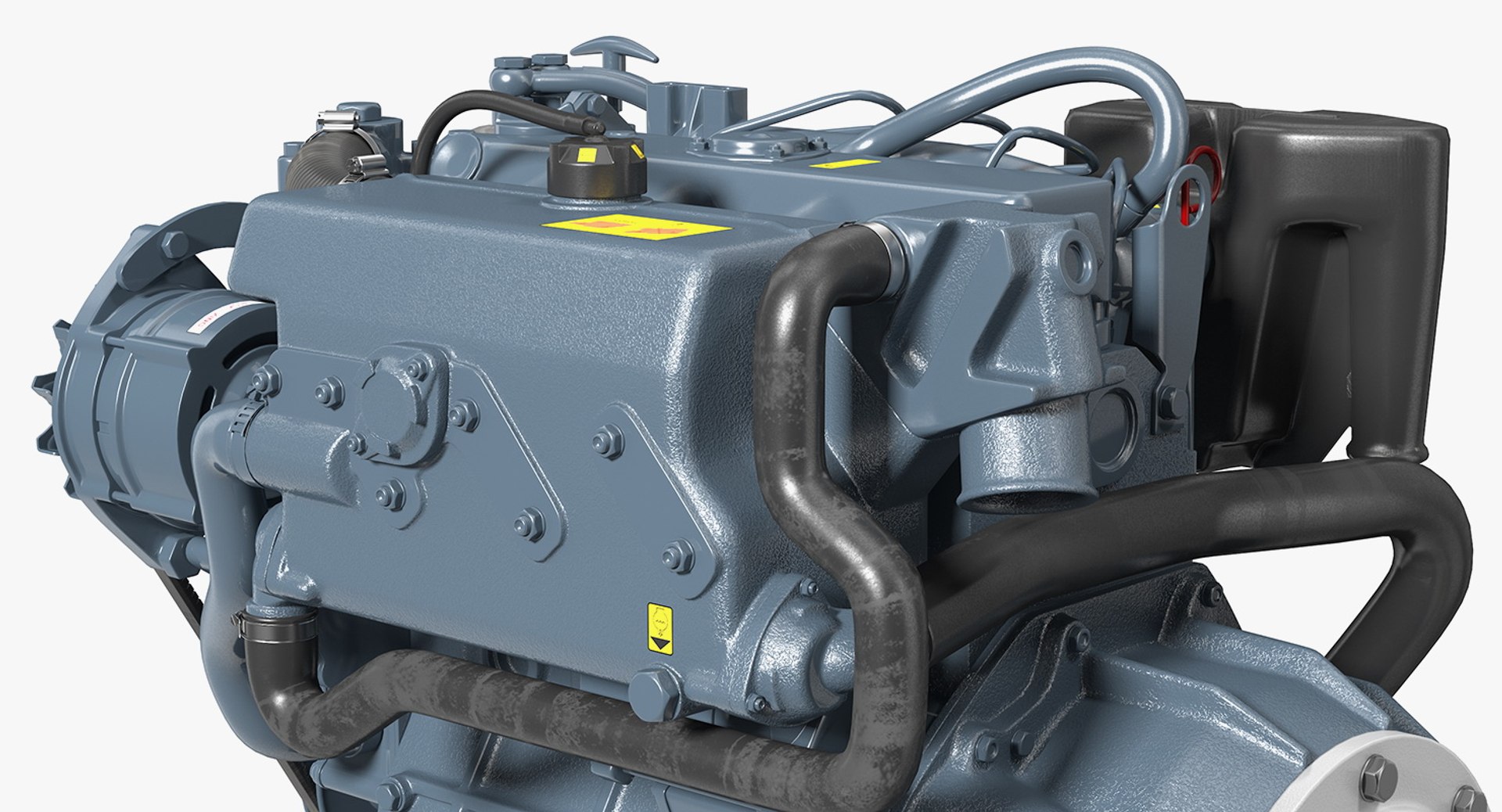 3D marine diesel saildrive engine - TurboSquid 1400903