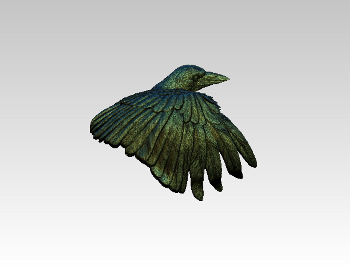 Raven Jewel Ring Model - TurboSquid 1577333