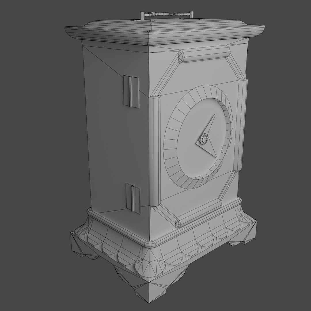 3D Old antique watch clock - TurboSquid 1905560