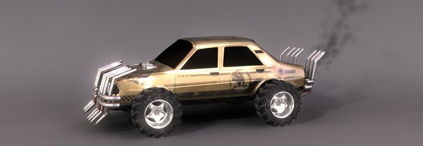 3d carmageddon monster car model