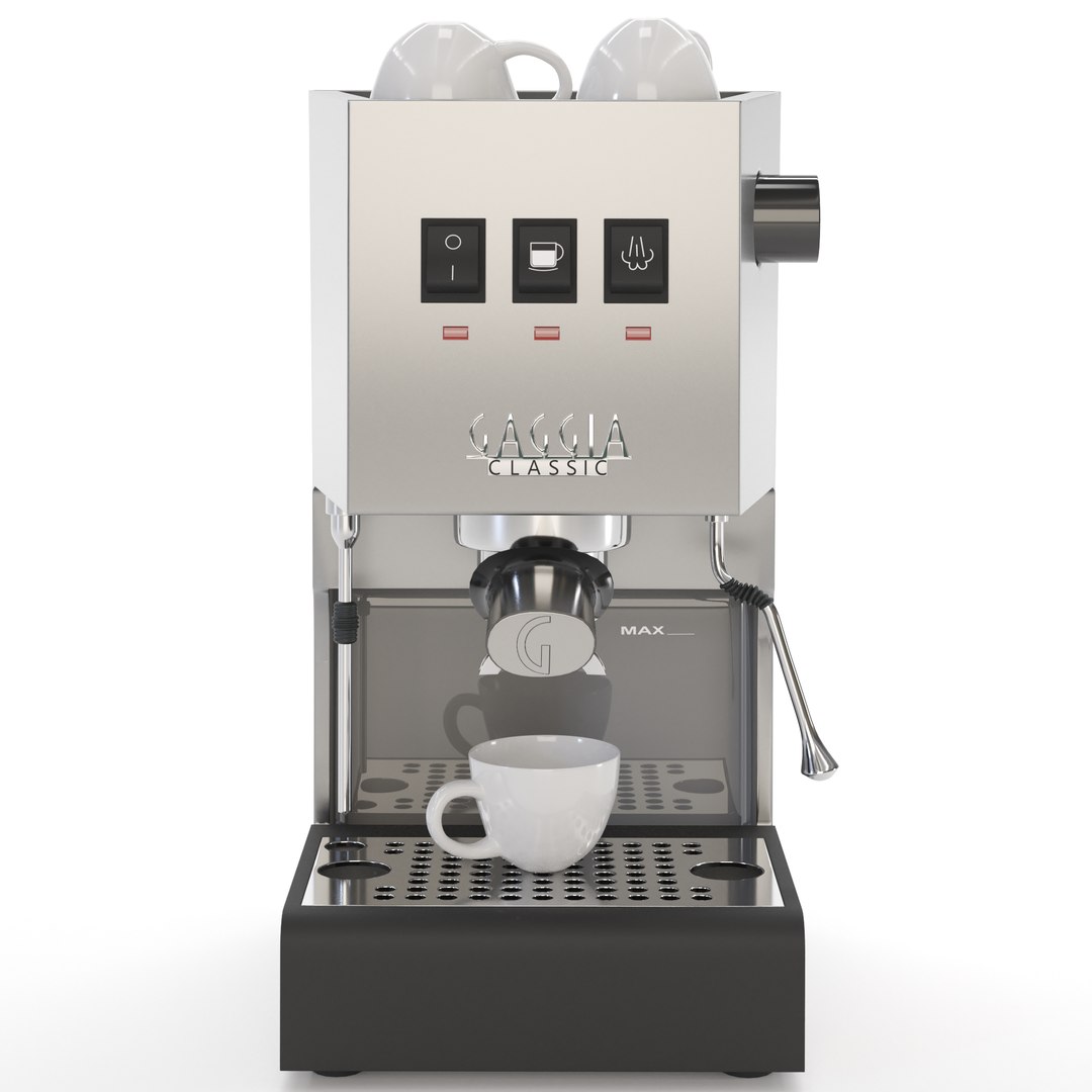 3D Gaggia Classic Pro Espresso Model - TurboSquid 1960458