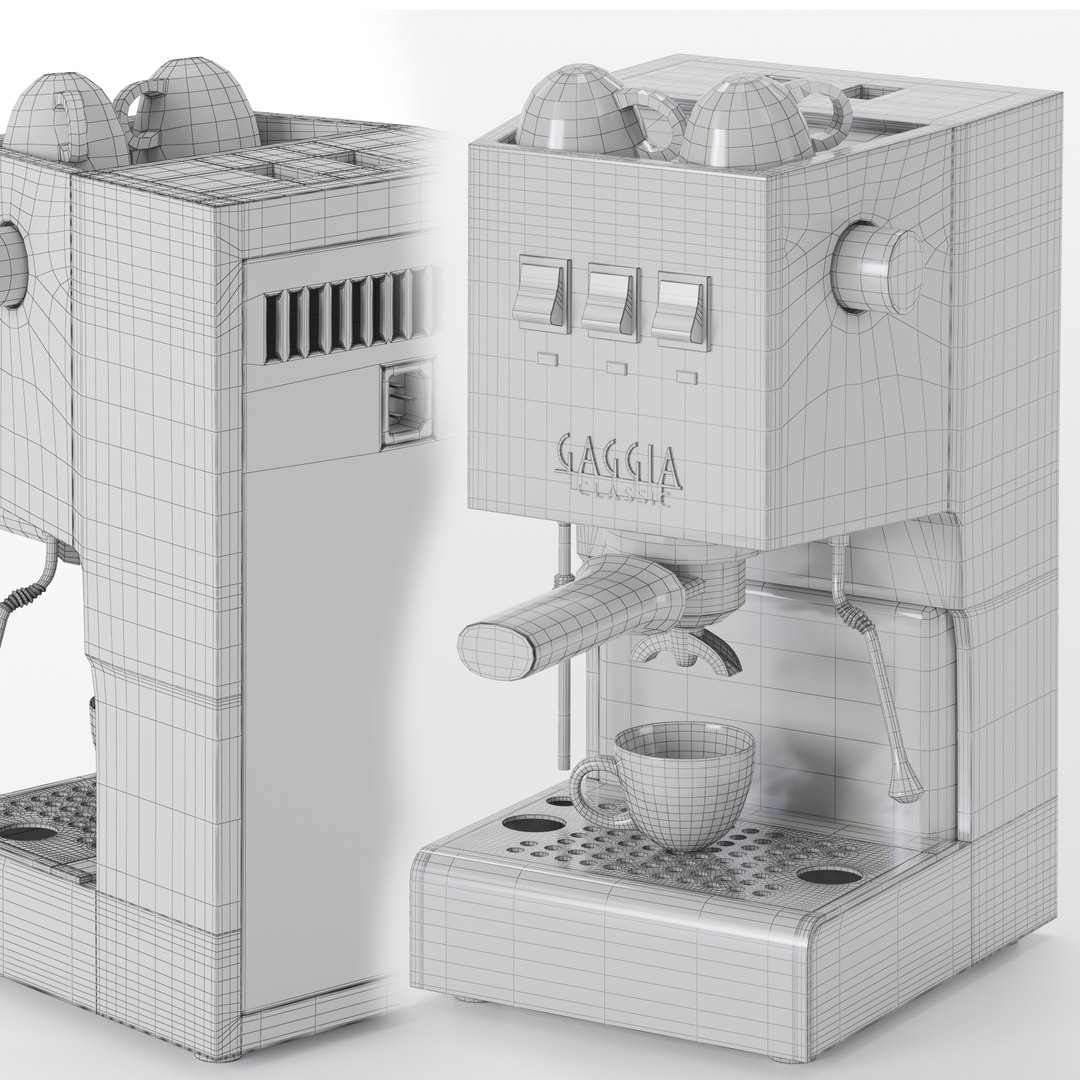 3D Gaggia Classic Pro Espresso Model - TurboSquid 1960458