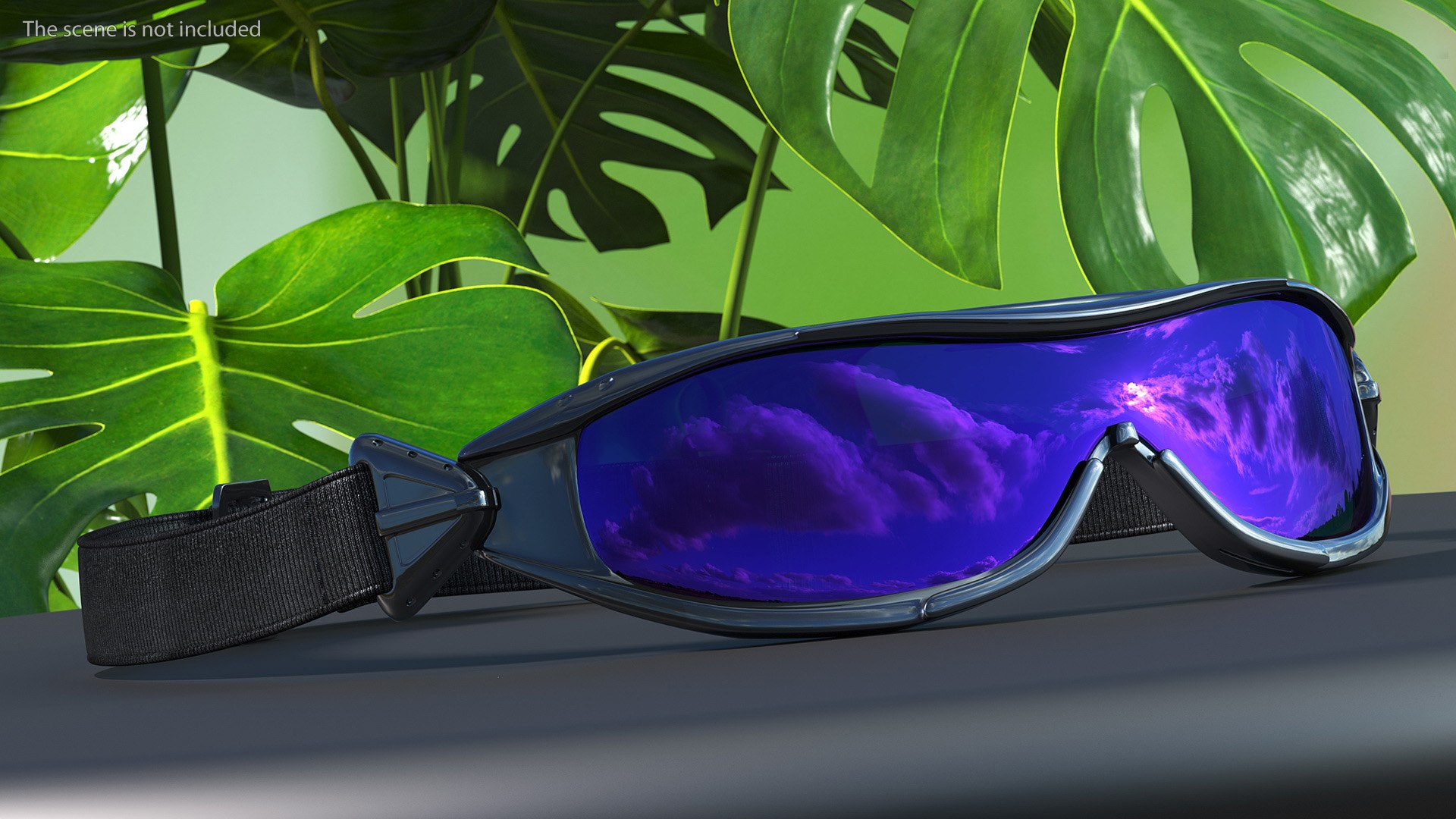 3d Ski Sunglasses Collection Turbosquid 2163416