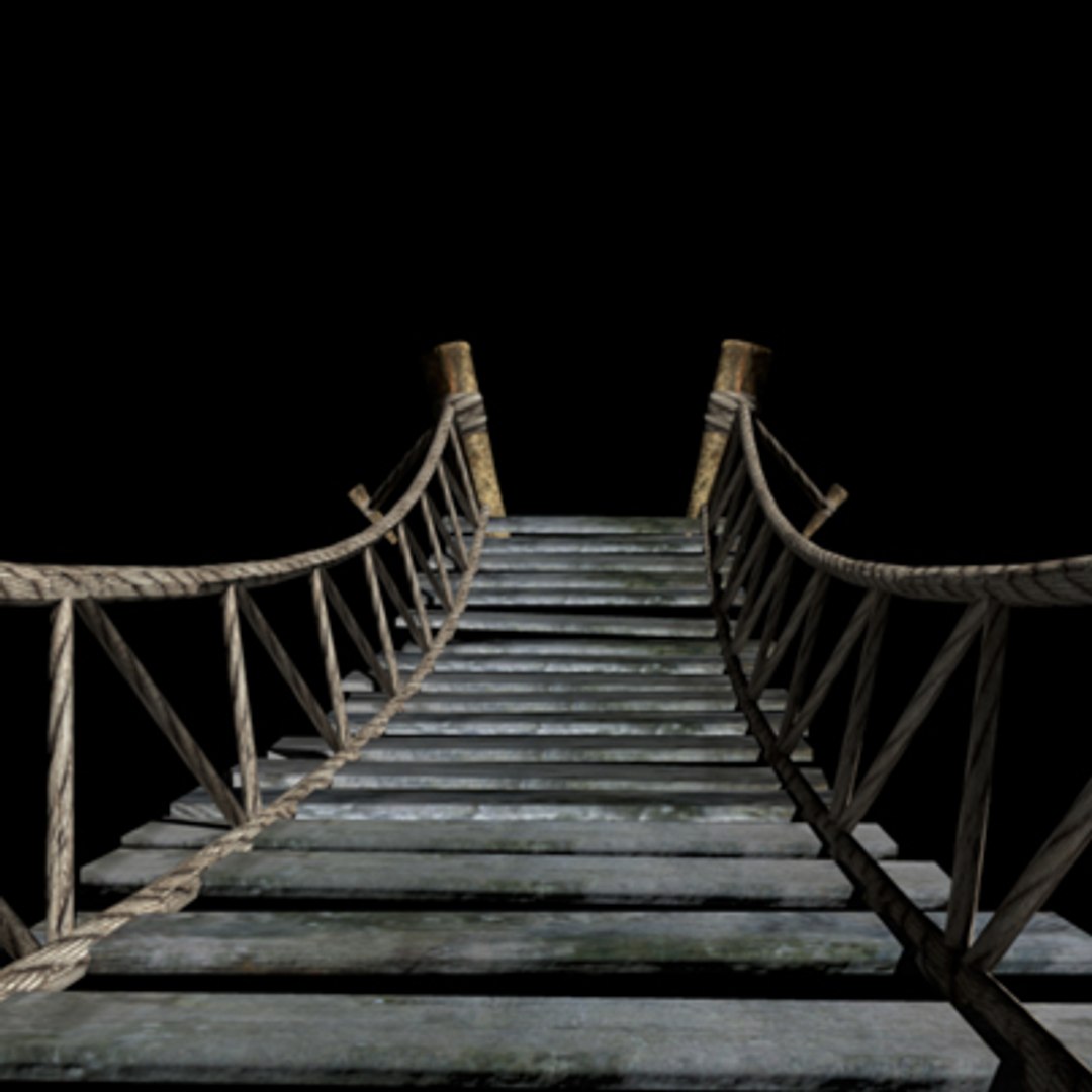 Hanging Bridge 3d Model